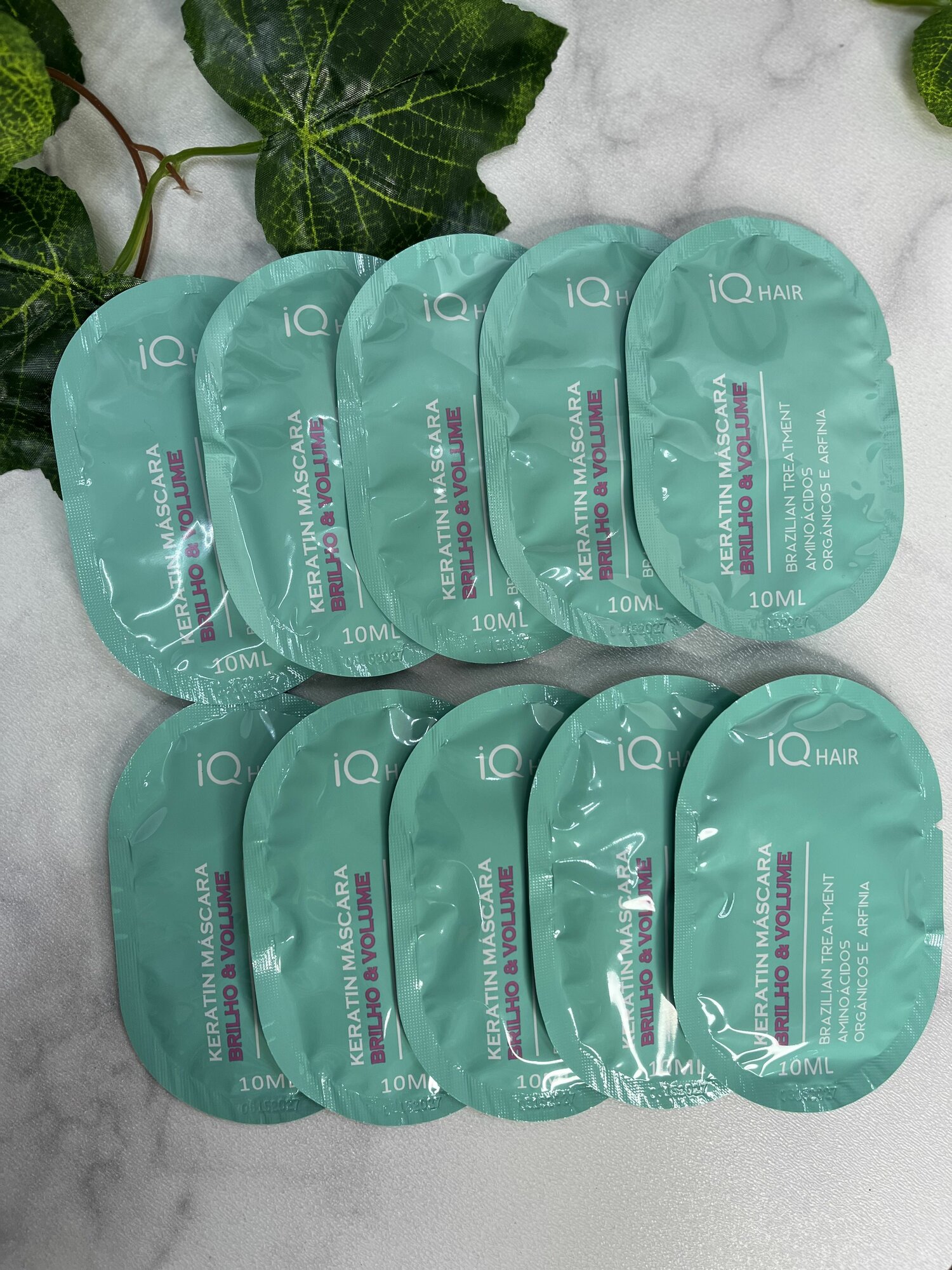 Набор саше Маска IQ Hair Уплотнение и блеск Саше 10 мл * 10 шт
