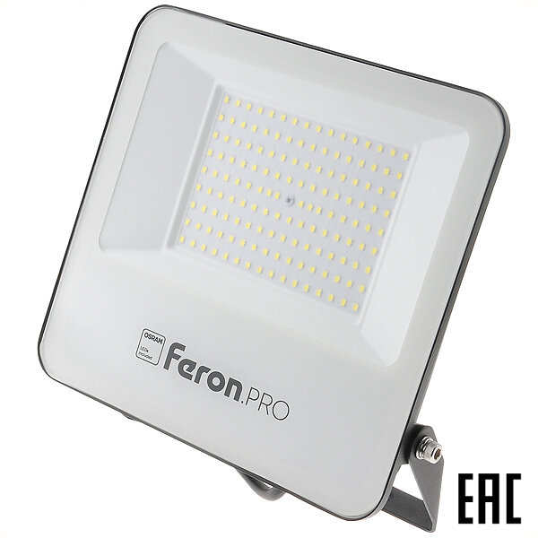 Прожектор светодиодный Feron LL-1000 PRO 175-265V 100Вт 10000 Лм 6400К IP65 41541
