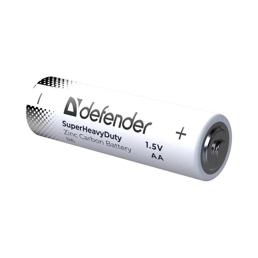 Батарейка солевая DEFENDER R6-4S АА, шринк, 4 шт, Zinc 56036