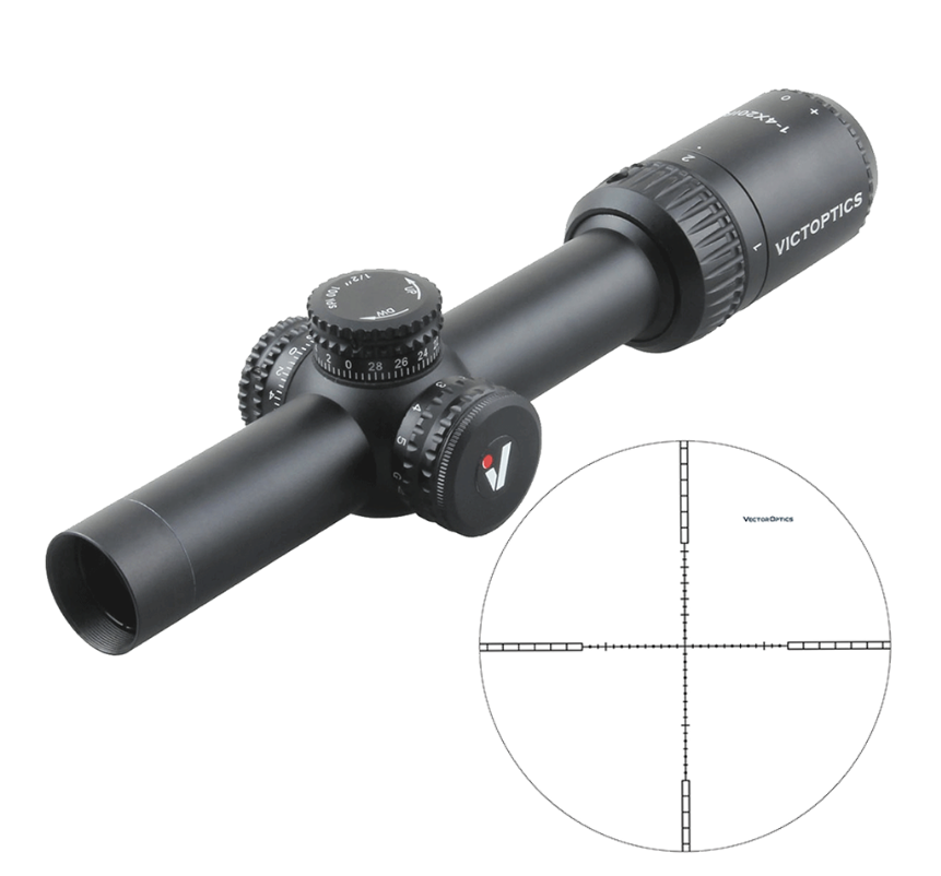 Оптический прицел Vector Optics 25,4мм SFP VictOptics X4 1-4x20IR (OPSL21)