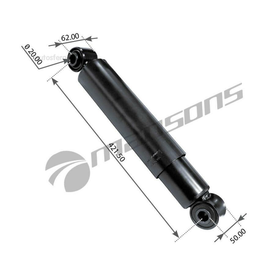 MANSONS 19200198 амортизатор подвески! 420-675 O/O\DAF XF95/105