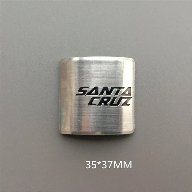 МТБ наклейка на раму велосипеда Серебряный, silver santa