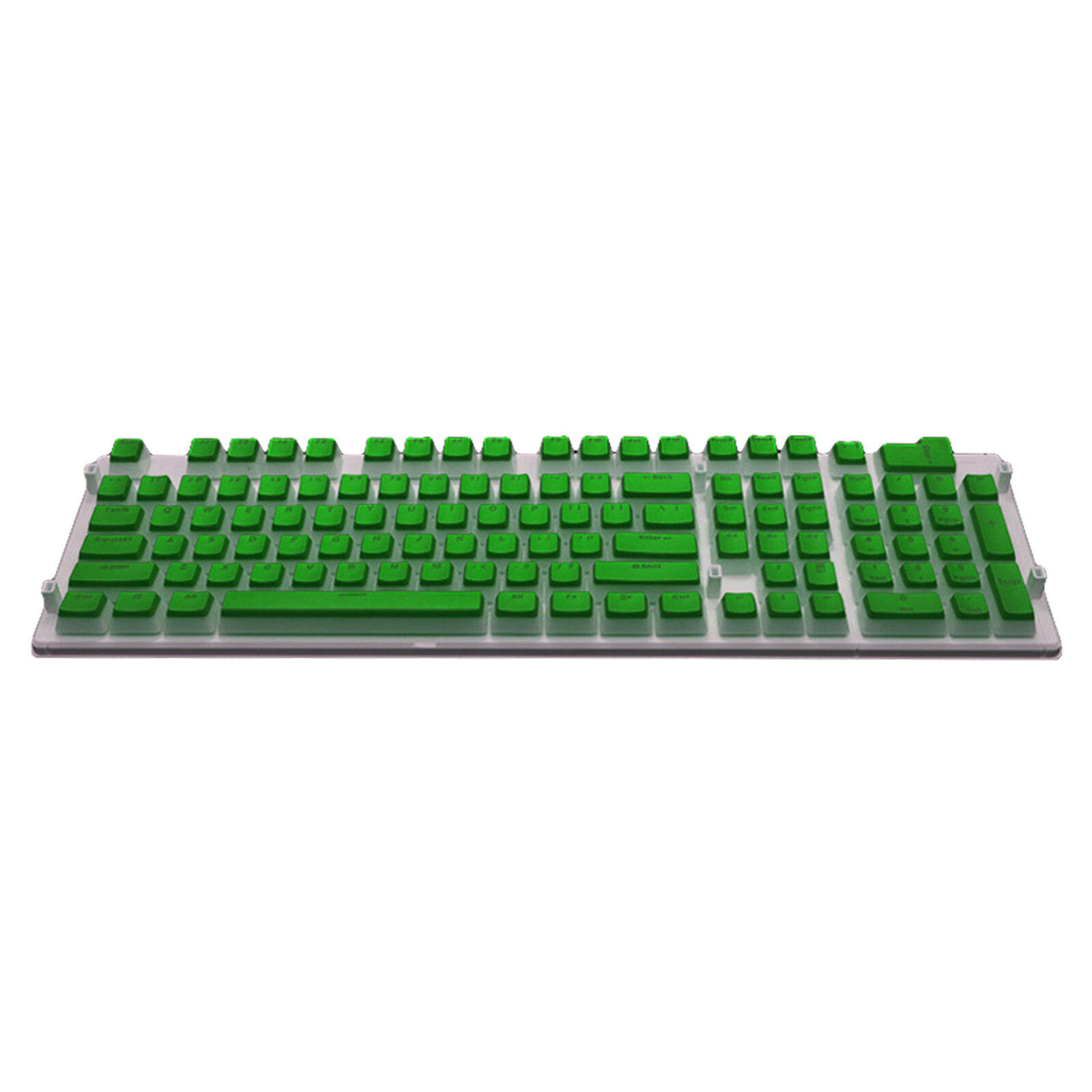 PBT RGB Keycaps OEM Макет Крем-Пудинга с 108 Клавишами, Двухцветный Полупрозрачный Колпачок Для ключей