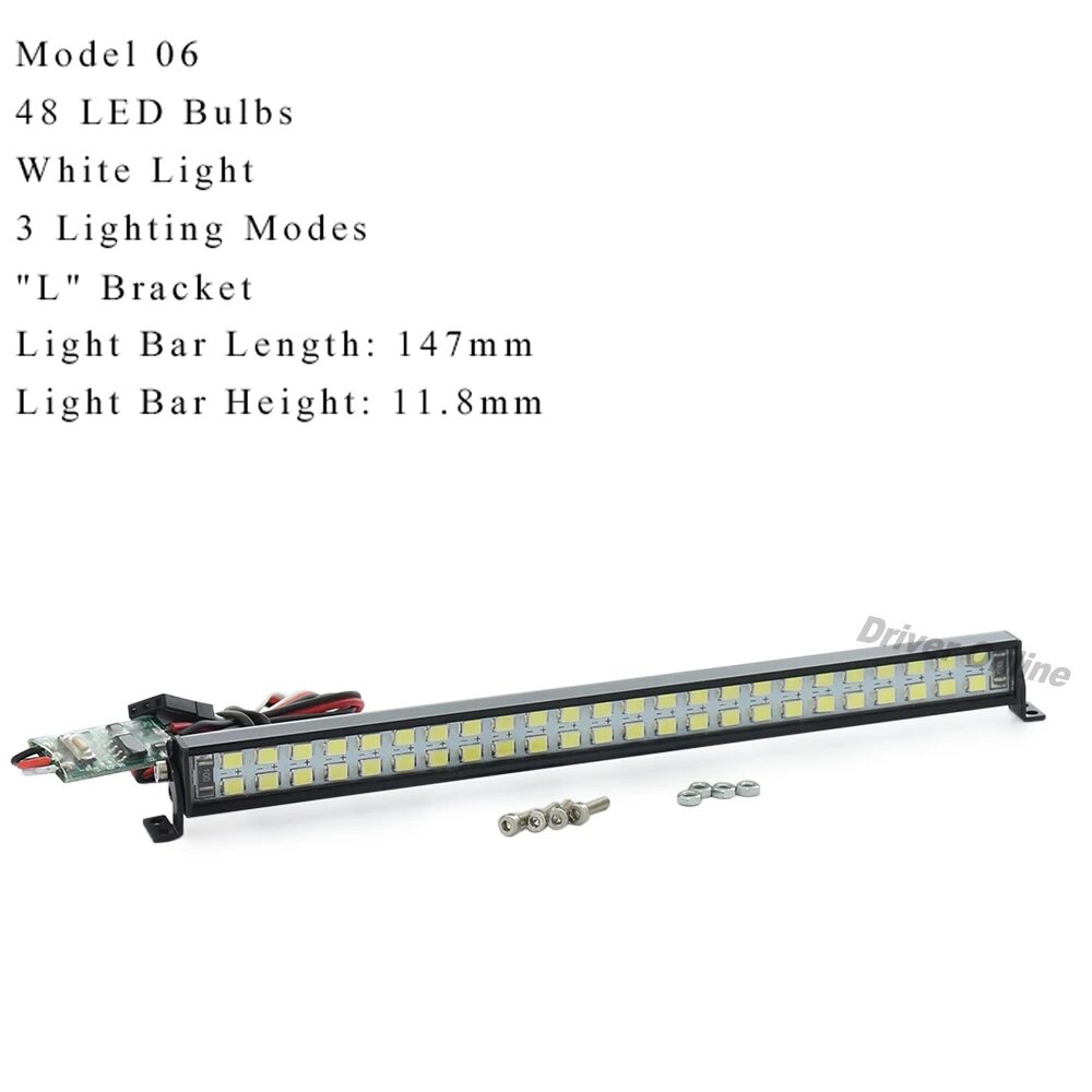 RC светодиодная фара белая, Model 06