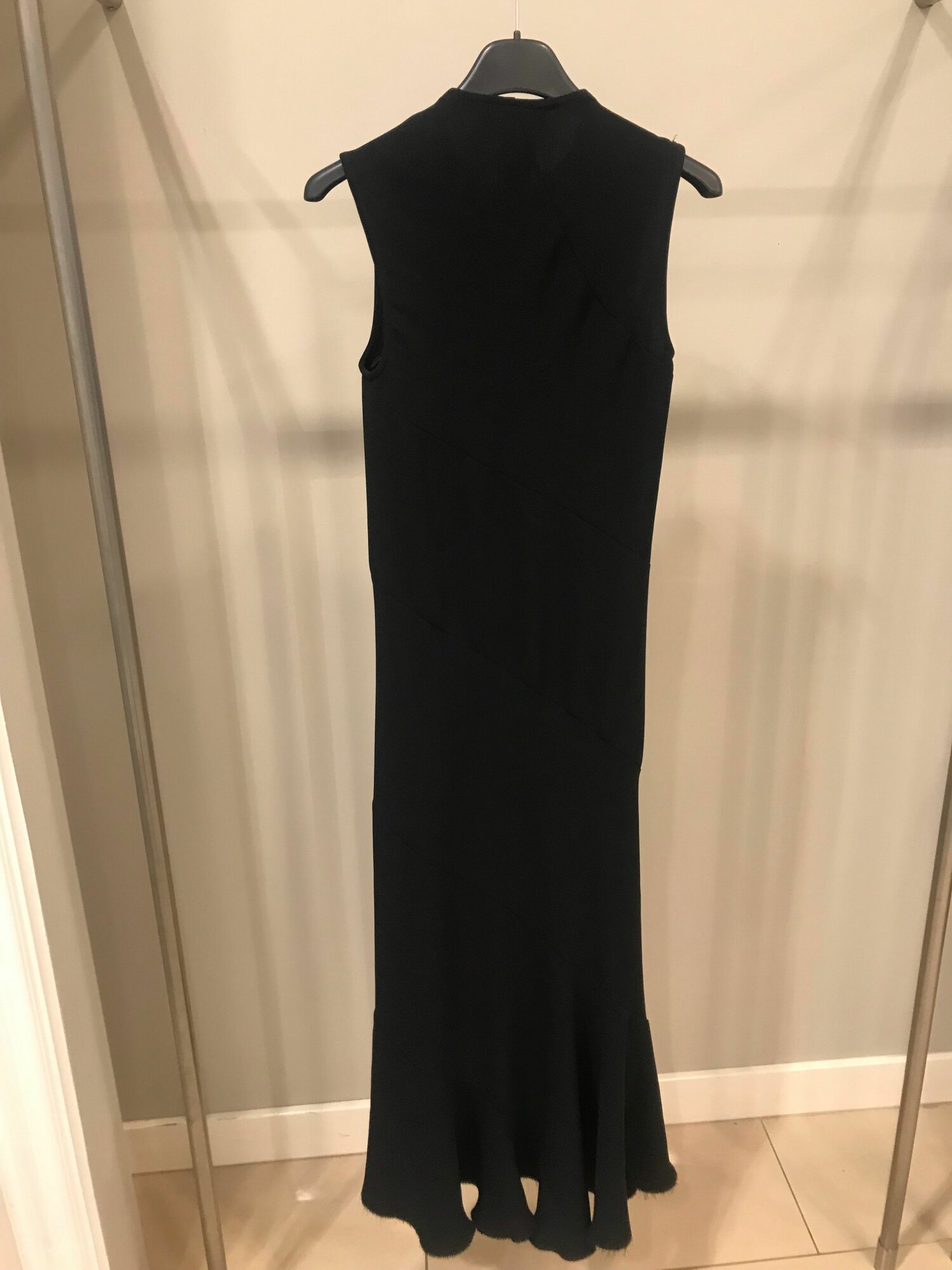 Платье SPORTMAX Весна-лето 2024, размер 42IT, черный — фото 1