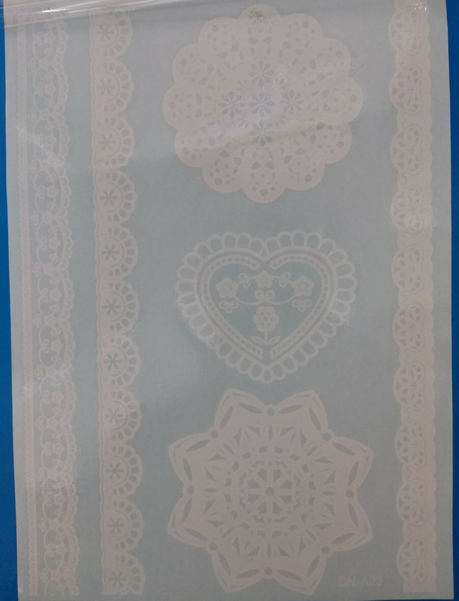 Переводные татуировки Henna&Lace, легко клеятся водой, белый цвет