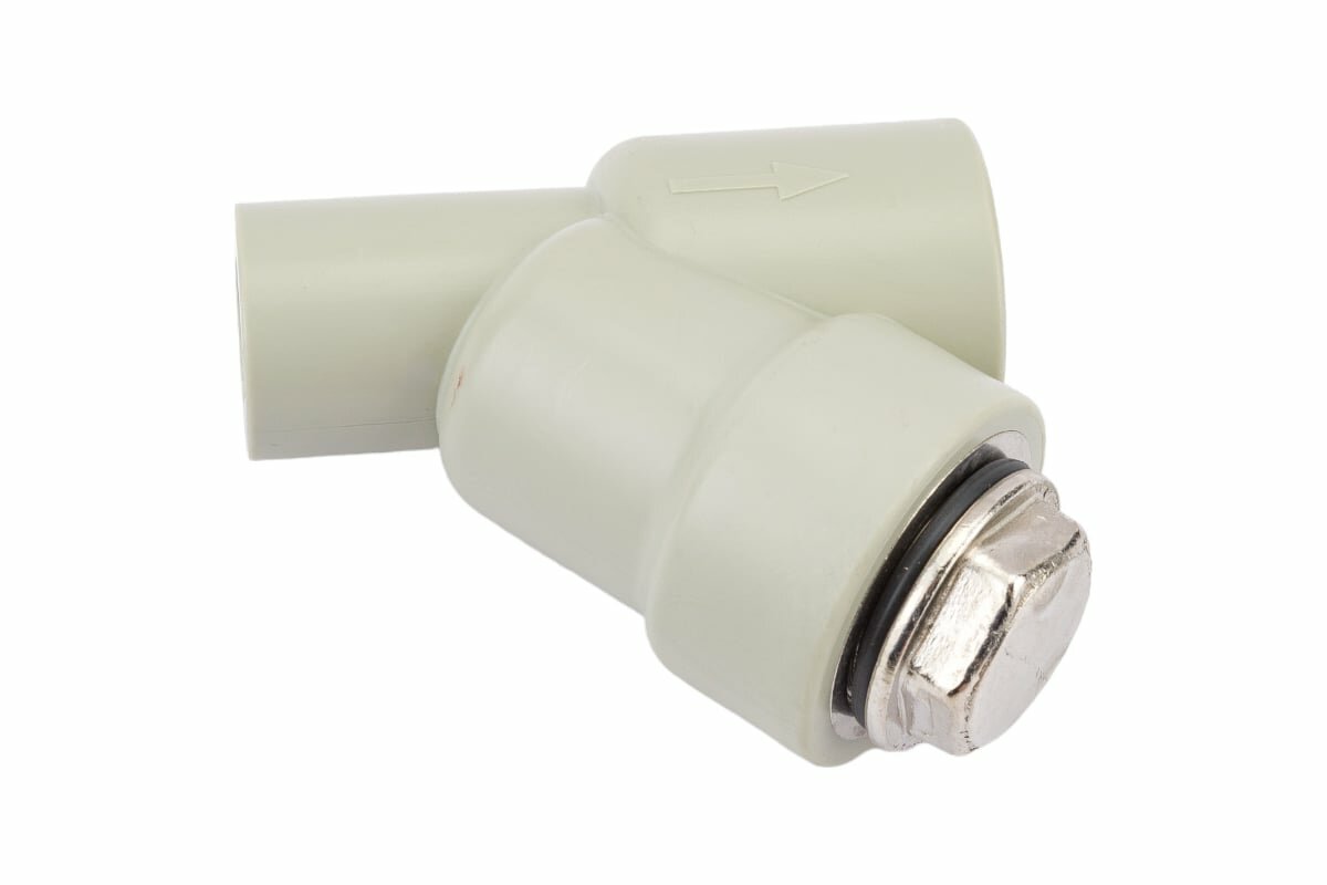 ПОЛИТЭК сетчатый фильтр внутр./наруж. 25x3/4 PPRC серые водоснабжение 9100312534с