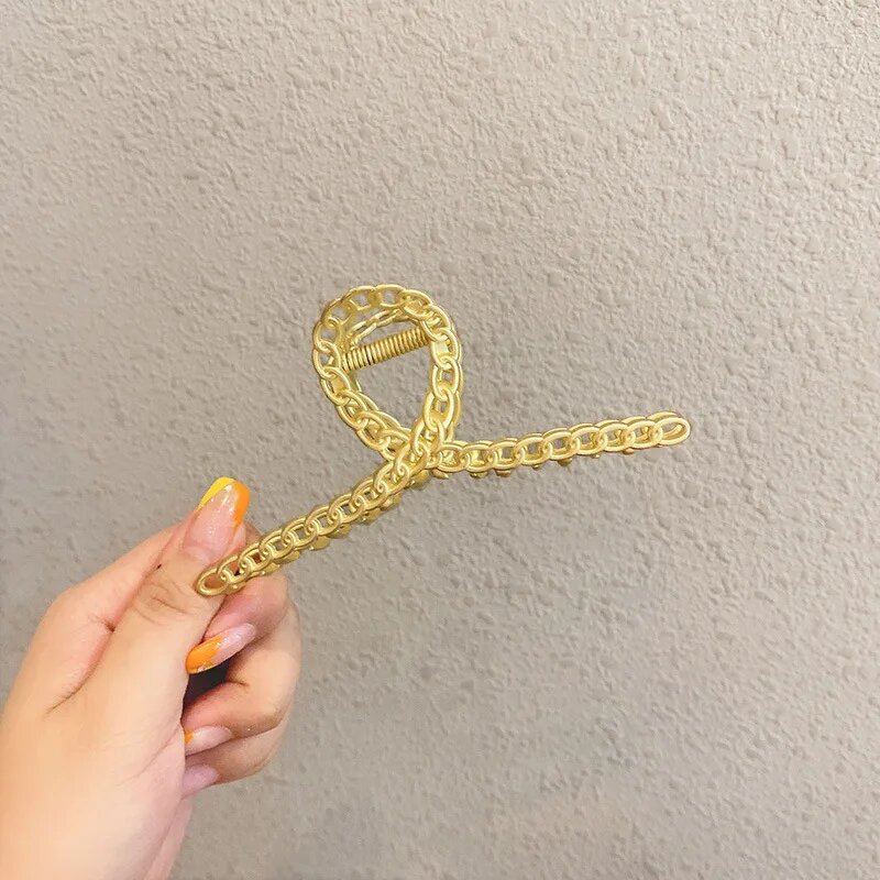 Золотые заколки для волос в виде краба, цвет 09