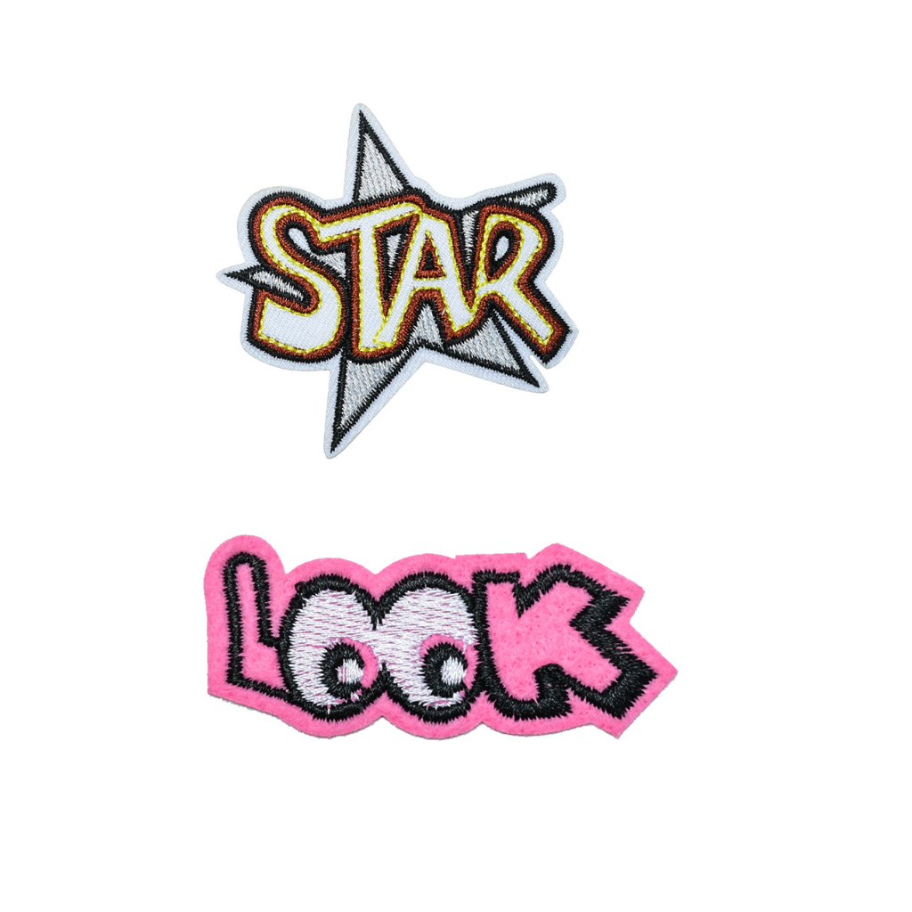 Нашивки на одежду star look термонашивки 2шт.