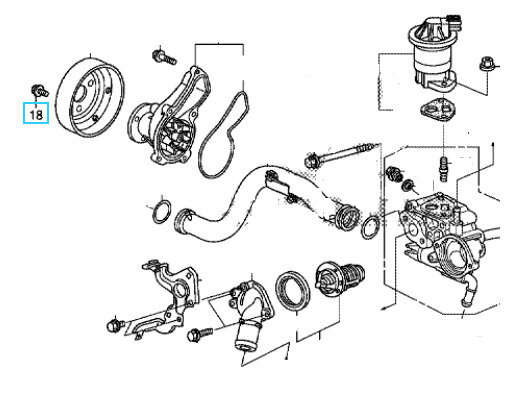 Болт, специальный, 8X12 (Оригинал)