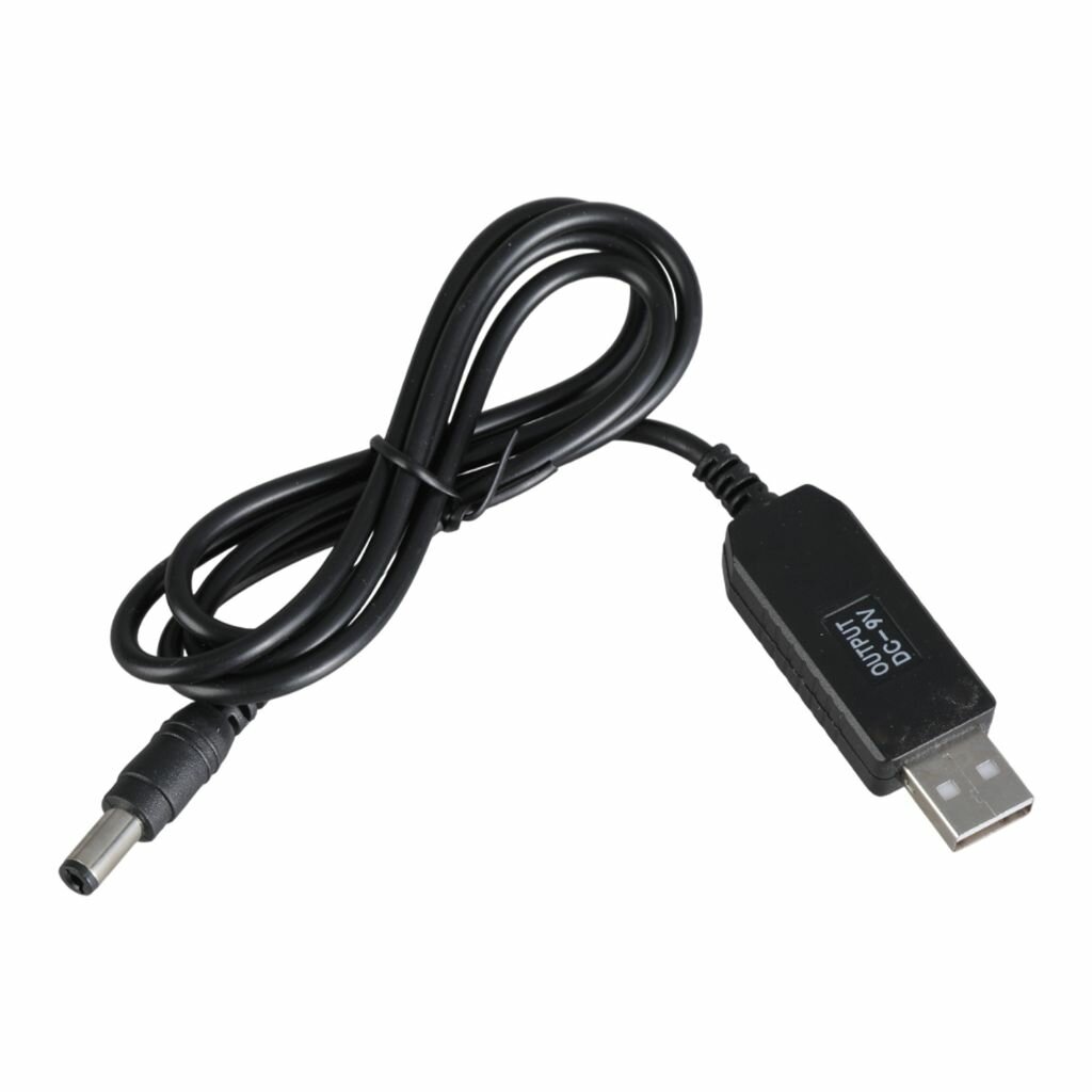 USB в DC5.5x2,1 мм кабель питания 5V 9V