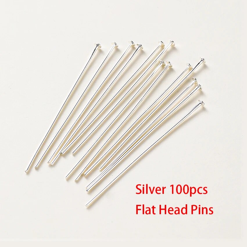 Золотые булавки St.kunkka для бижутерии 100 шт.