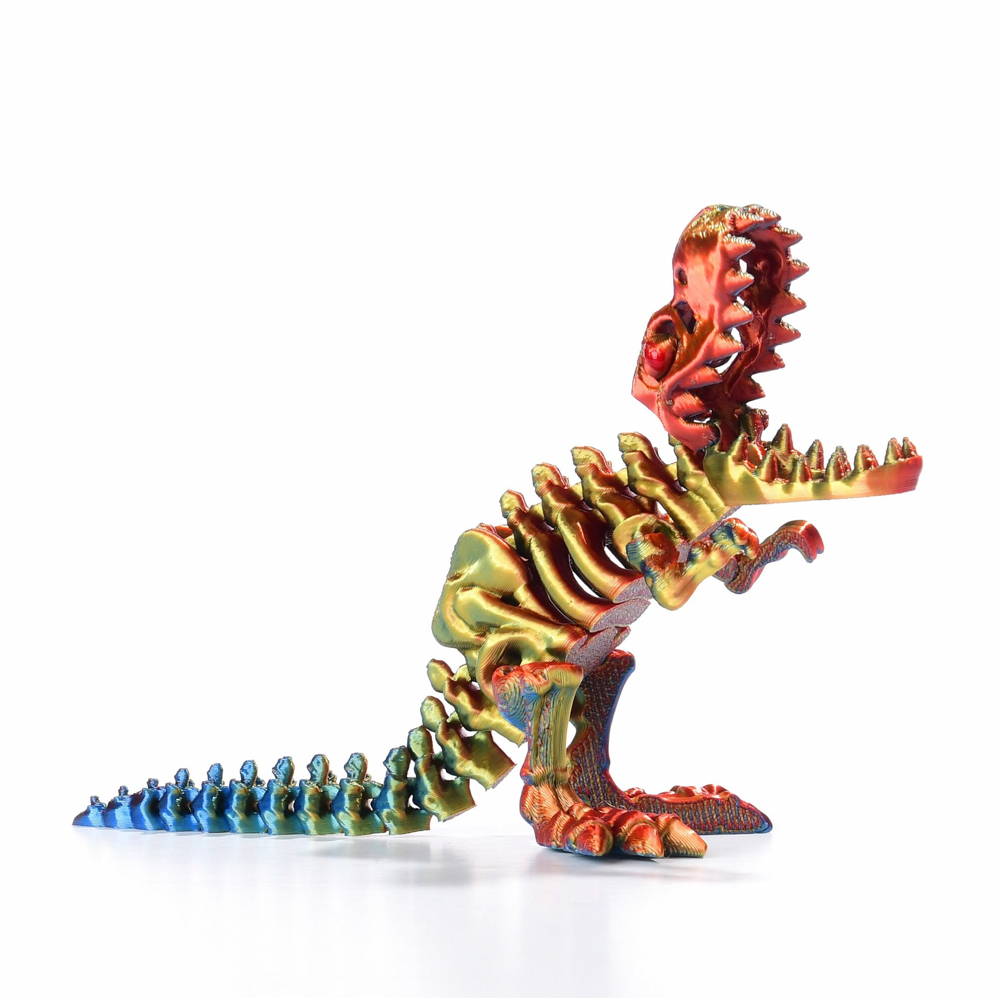 Динозавр игрушка напечатана на 3D принтере