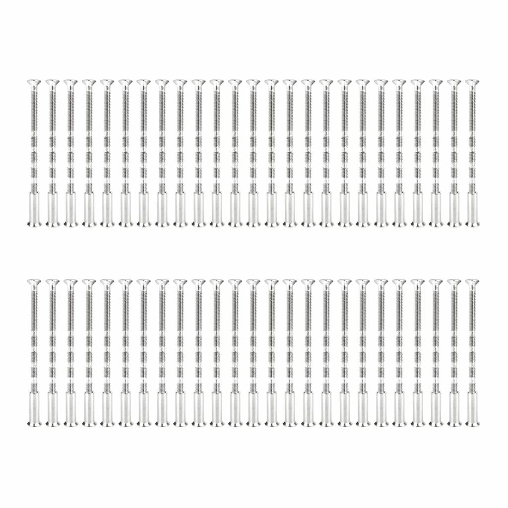 Винт-болт дверной ручки диаметром 4 мм, проходящий через крепления для роз