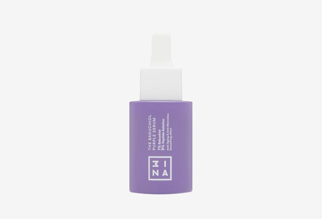 Сыворотка для лица 3INA The bakuchiol purple serum 30 мл