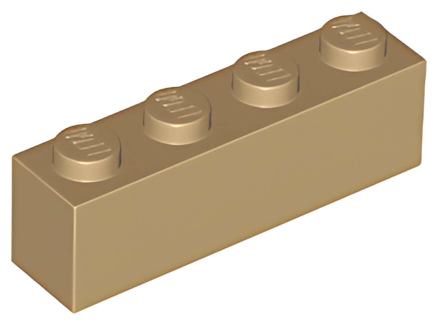 Кирпич LEGO Brick 1 x 4 3010 (6146) Dark Tan U