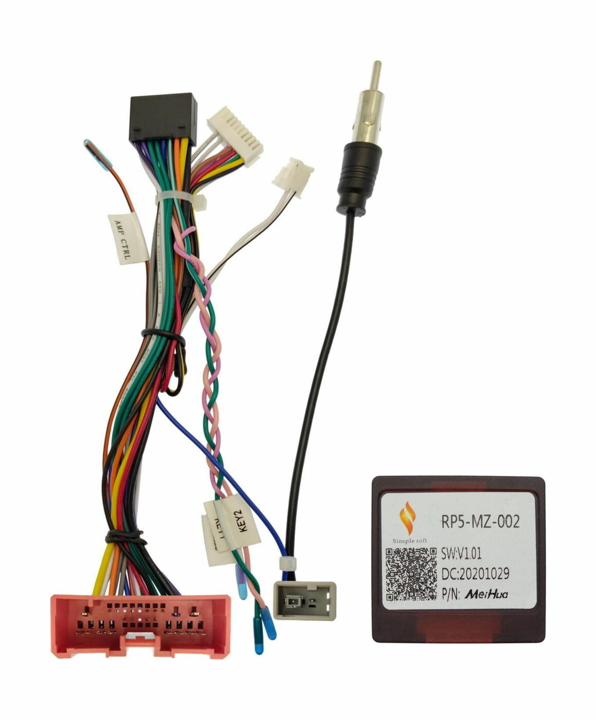 Комплект проводов для установки Android магнитолы в Mazda CX-7, CX-9 (основной, CAN, USB)