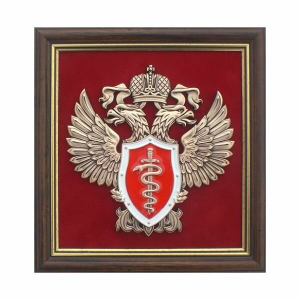 Плакетка "Эмблема Федерально службы по контролю за оборотом наркотиков" 21х20 64299 GT