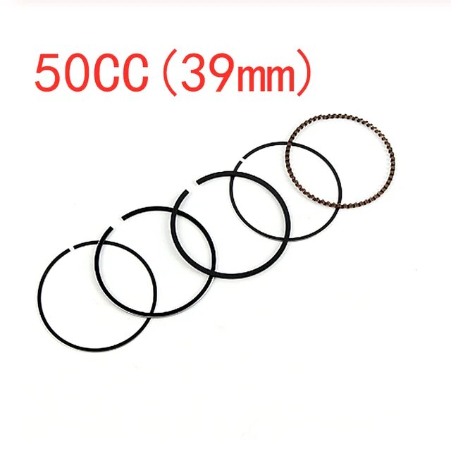 Поршневые кольца USERX 39 мм 44 мм 47 мм 50 мм 52,4 мм 57,4 мм GY6 50 60 80 100 125 150 Комплект цилиндров Комплект поршневых колец Скутер ATV 139QMB