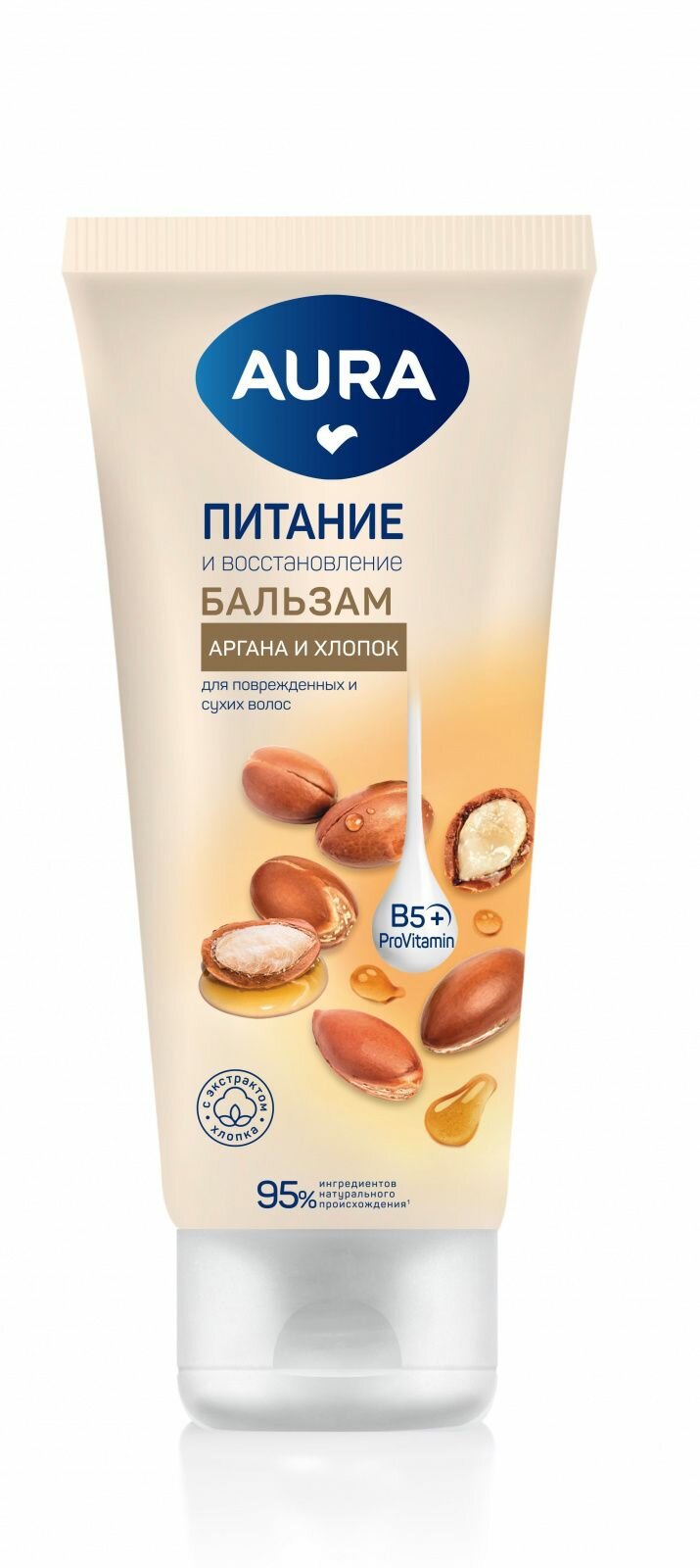 Бальзам для волос Aura Питание и восстановление, 250 мл (4752171016613)