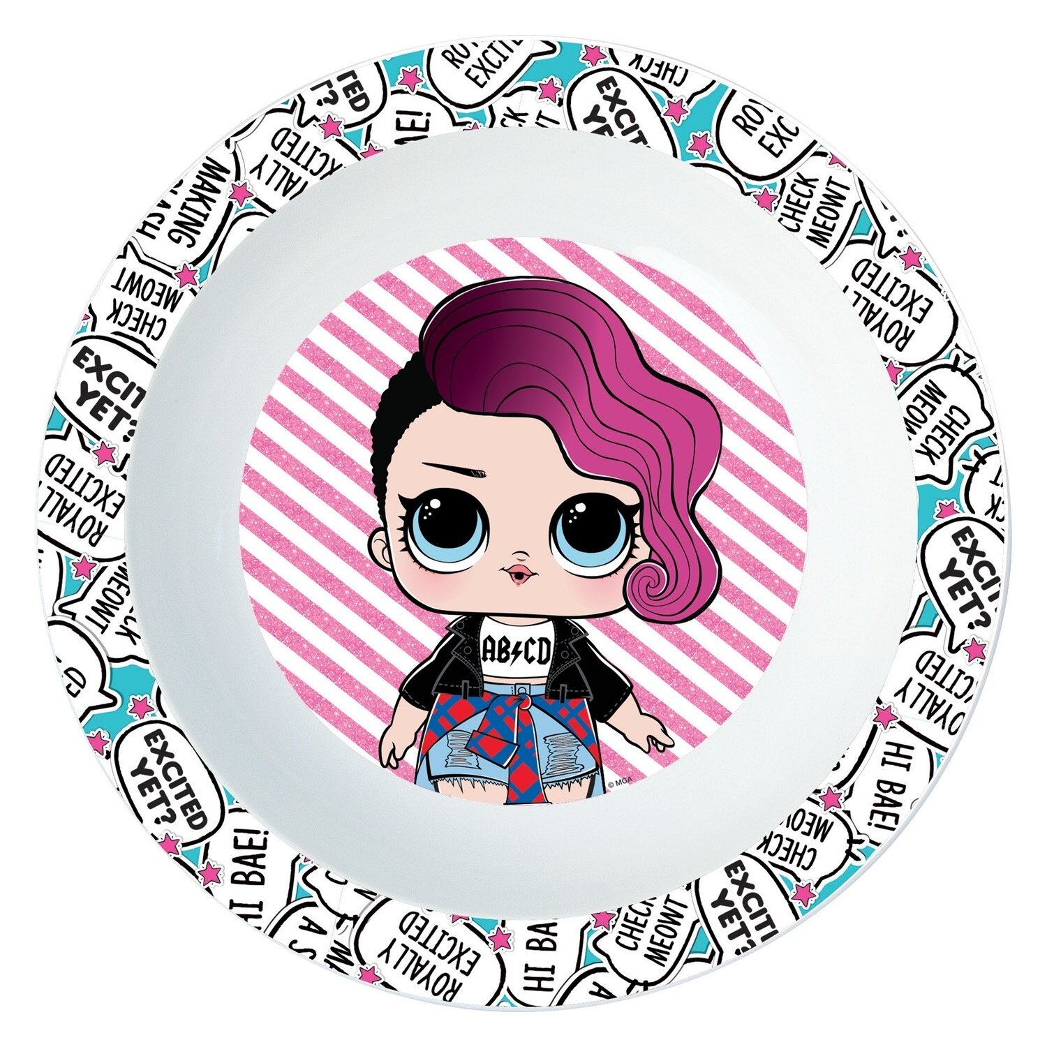 Тарелка ND Play пластиковая глубокая, LOL (16848)