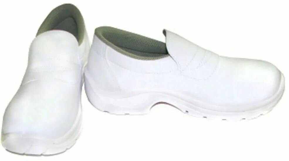 Белые антистатические полуботинки с защитой от ударов Размер: 38