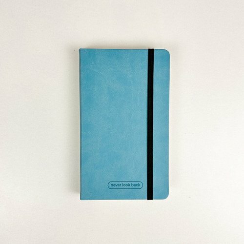 Голубой еженедельник Aesthetic Never B6+