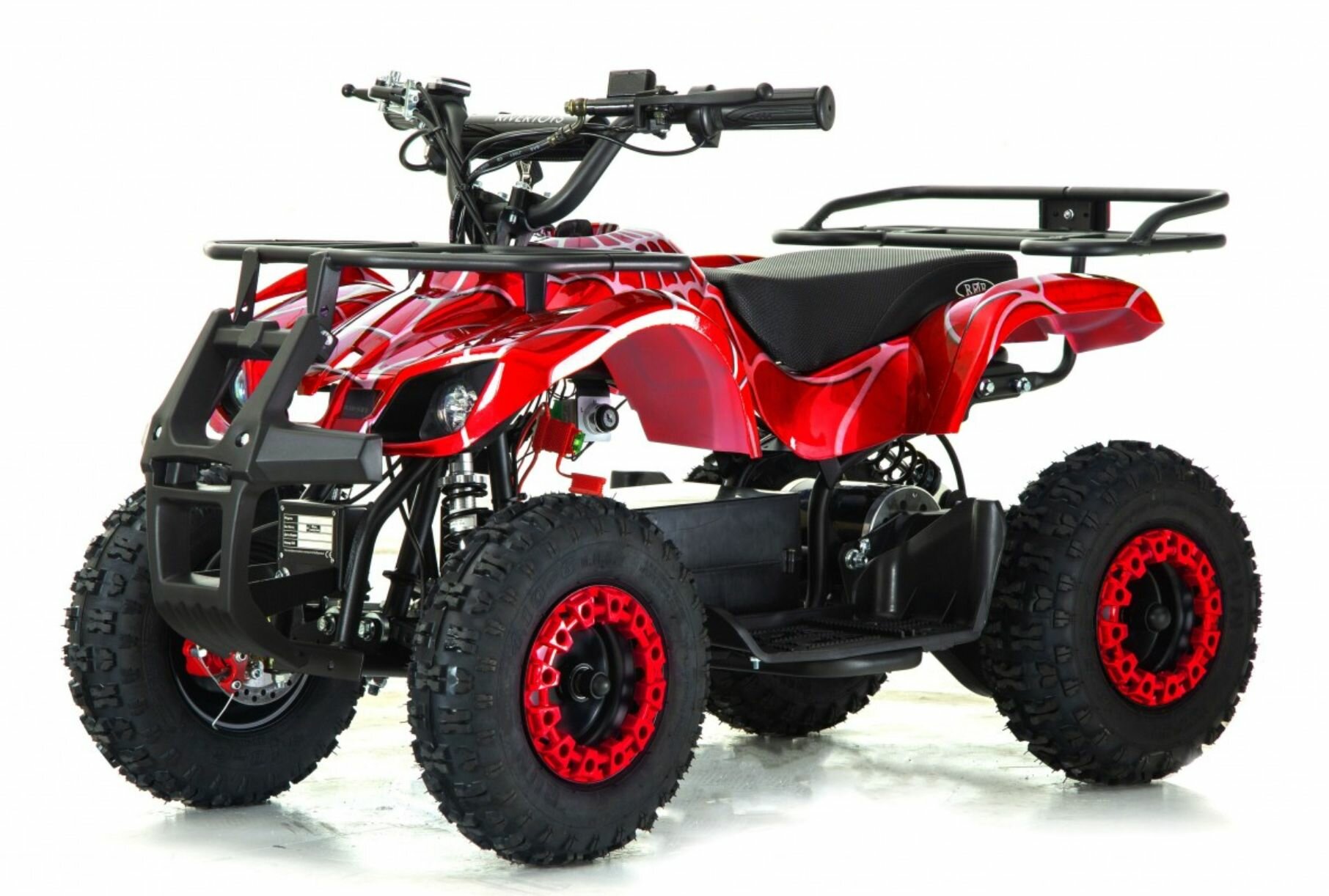 Детский электроквадроцикл RiverToys ANRI красный spider