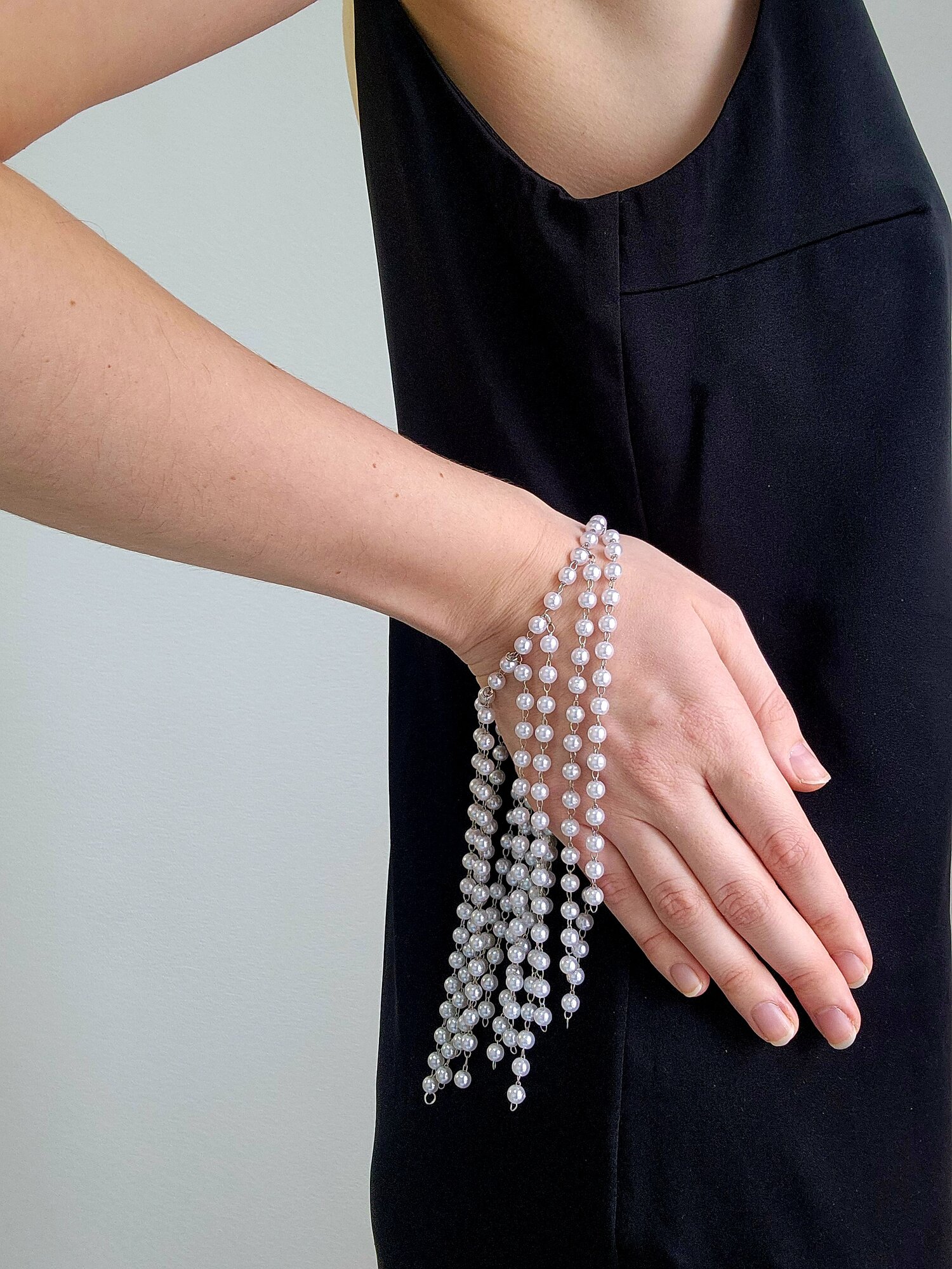 Браслет-цепочка, пластик