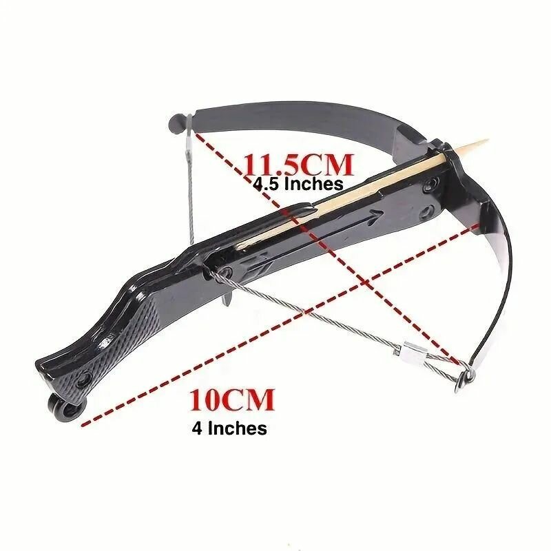 Игрушечный арбалет 1 Упаковка зубочистки сплав сборка, Чёрный