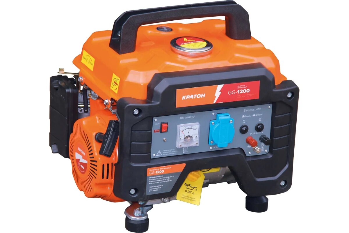 Кратон Кратон Генератор бензиновый GG-1200 3 08 01 041