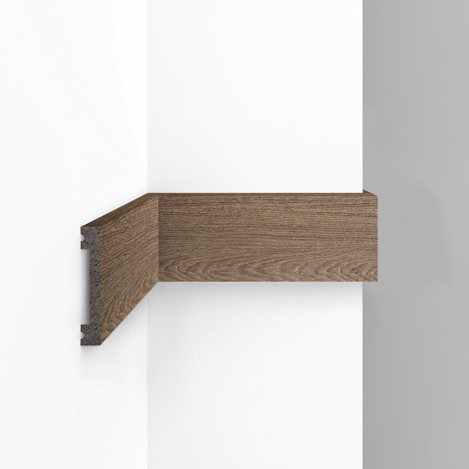 Молдинг D157-88 для стен, на потолок, декоративный плинтус, Decomaster 1 шт, 66х13х2000 мм