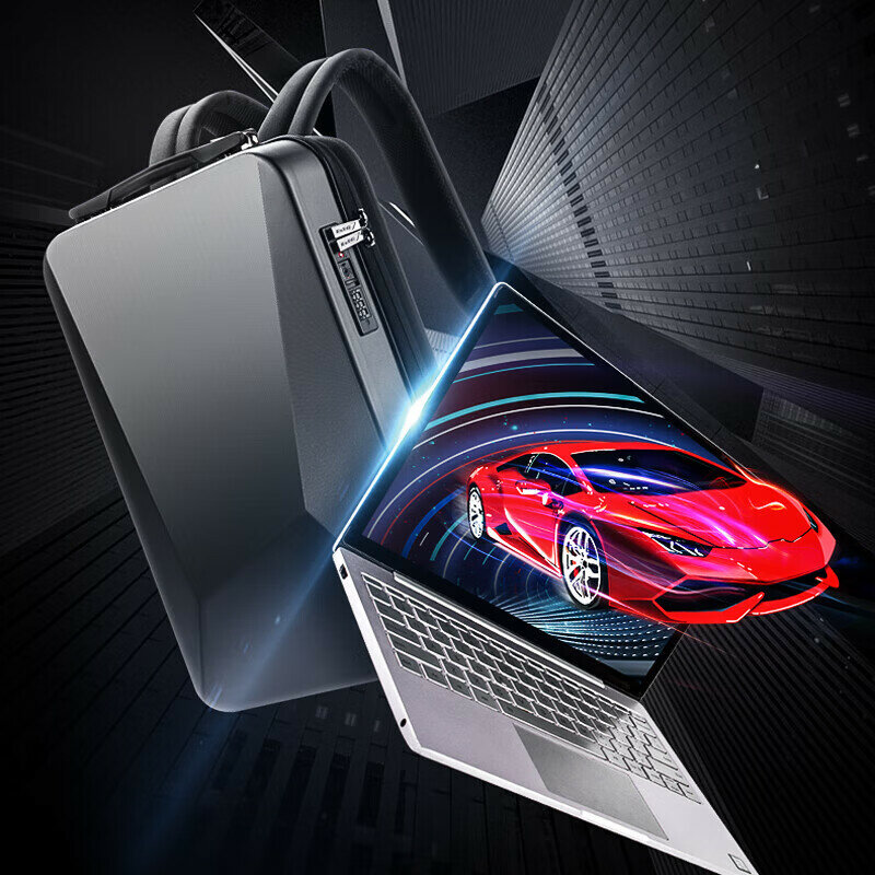 Рюкзак Bopai, Gaming Backpack PC Hard Shell Backpack Large Capacity Laptop, большая вместимость, для путешествий, городской
