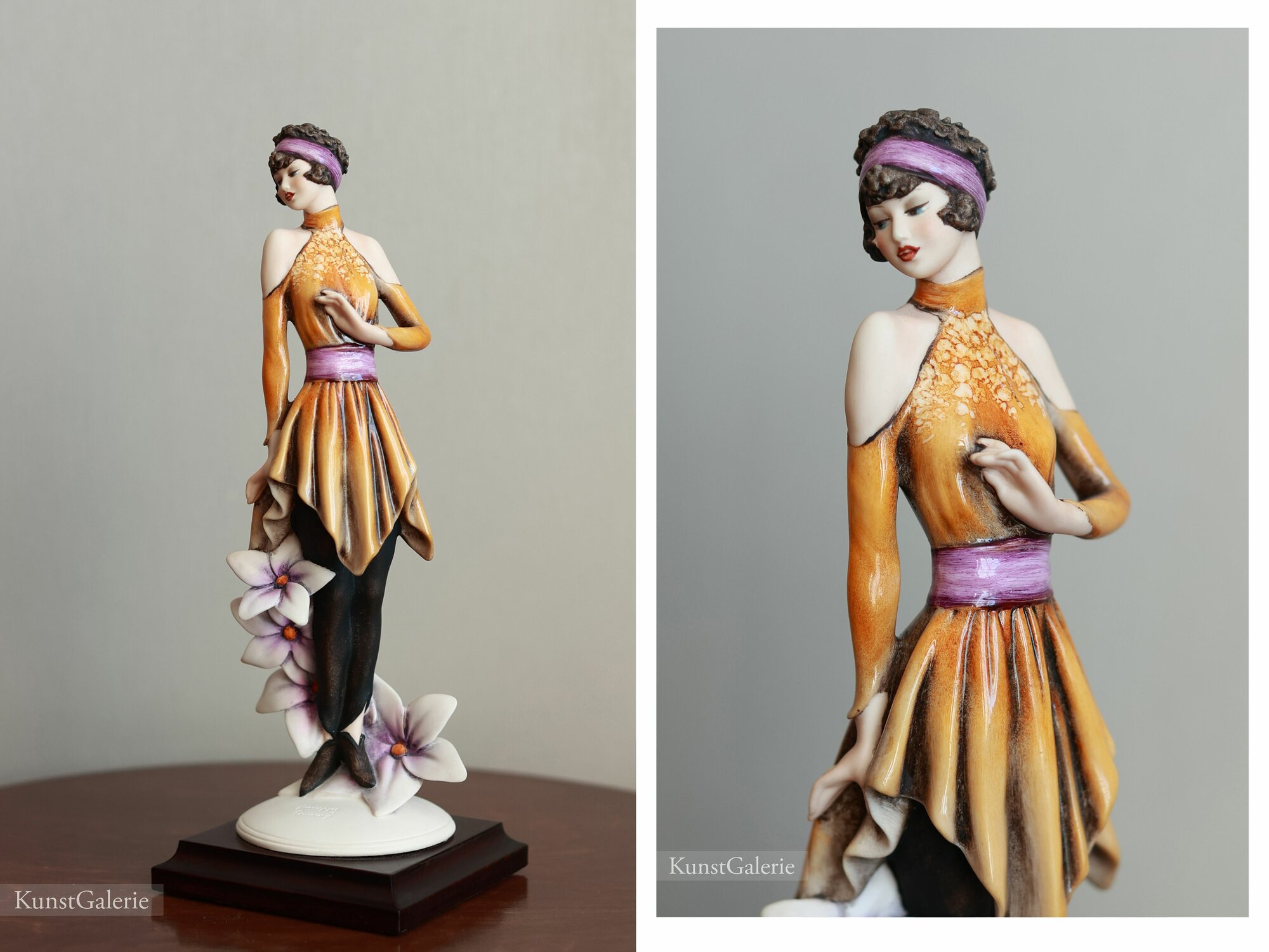 Статуэтка Джузеппе Армани Флоренс Каподимонте - Lady Violet 2256C - Giuseppe Armani Florence Capodimonte - Made in Italy