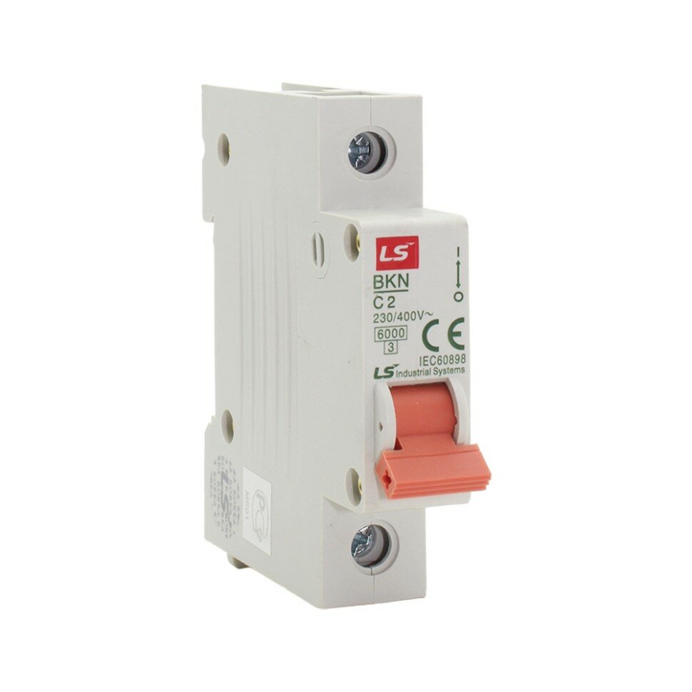 LS Автоматический выключатель BKN 1P 2A (C) 6kA