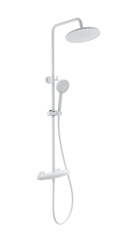 Душевая стойка Wonzon & Woghand Capsule WW-B3031-A-MW матовая белая