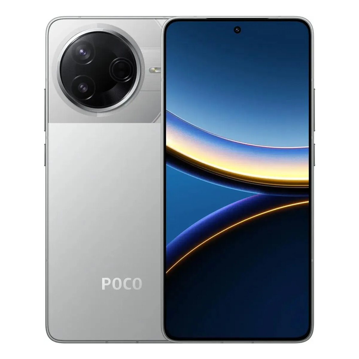 Смартфон Xiaomi POCO F7 Pro 12/256 ГБ Global, Dual nano SIM, серебристый