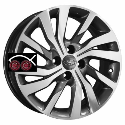 Колесный диск K&K Fenix (X-Ray) (КС734) 6x16 4x100.0 ET41 D60.15 черный