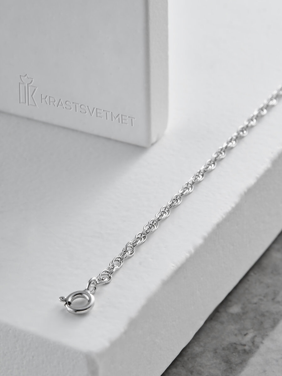 Браслет, серебро, 925 проба, родирование