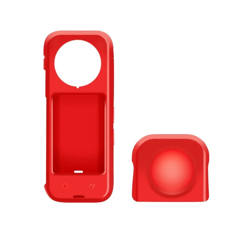 Силиконовый чехол для Insta360 X4 QISHKJ Красный, Red For X4