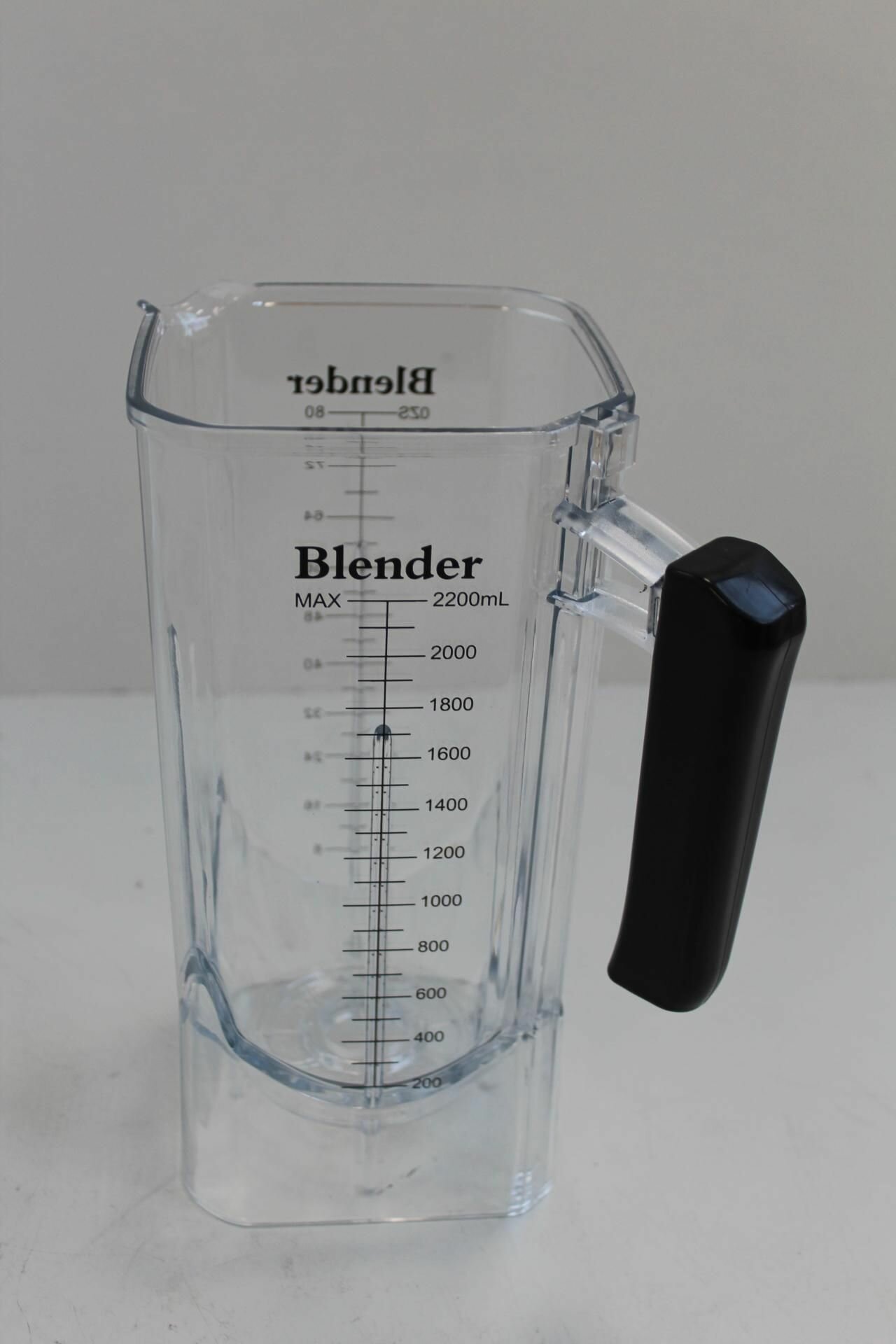 Стакан из пластика для блендера JAU BL-1500SS, 2.2 л, 230x185x235 мм