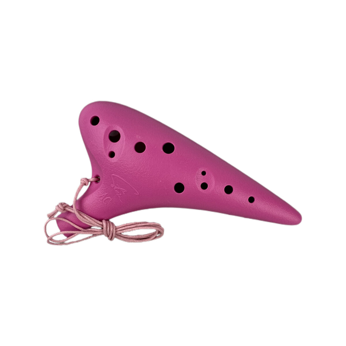 Окарина FengYa Professional AC 12 отверстий, пластик, розовая