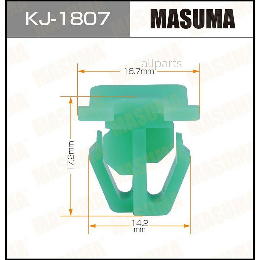 MASUMA KJ1807 клипса крепежная 1807-KJ