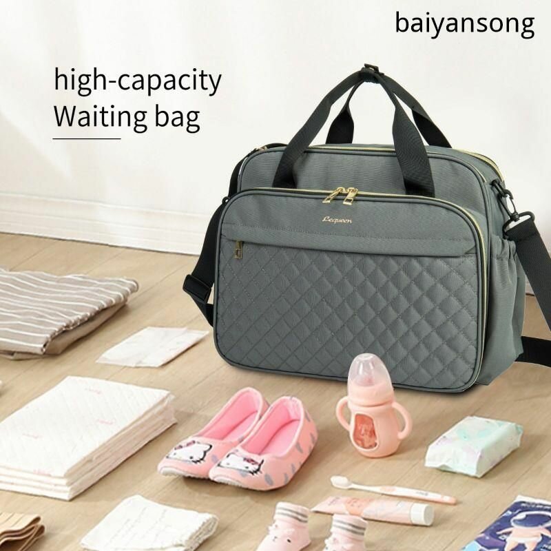 Baiyansong Сумка органайзер для коляски и мамы с термокарманами