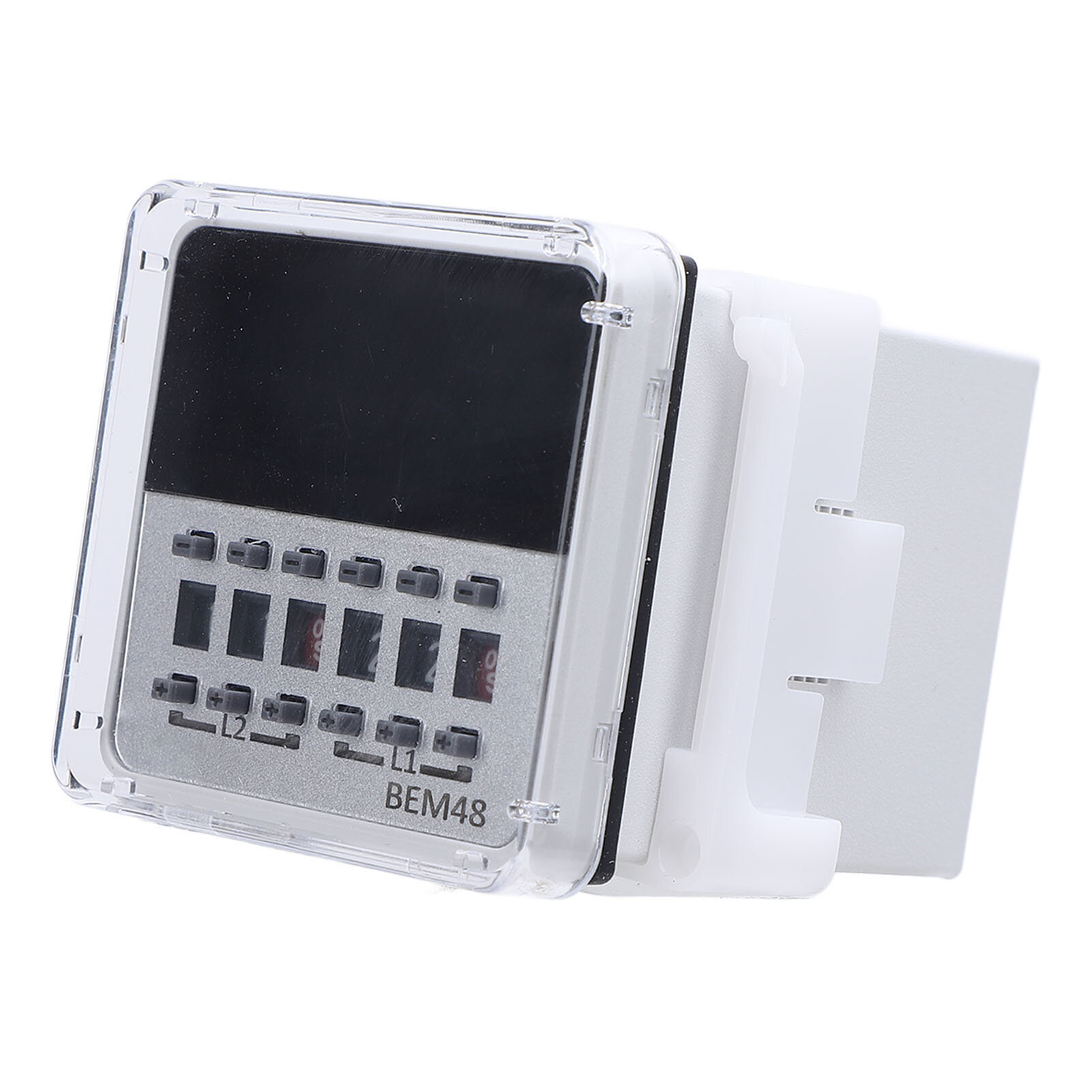 0.1S-99H Программируемое реле задержки времени с гнездом IP40 для монтажа на рейку 35 мм, реле времени 12-24 В переменного тока постоянного тока