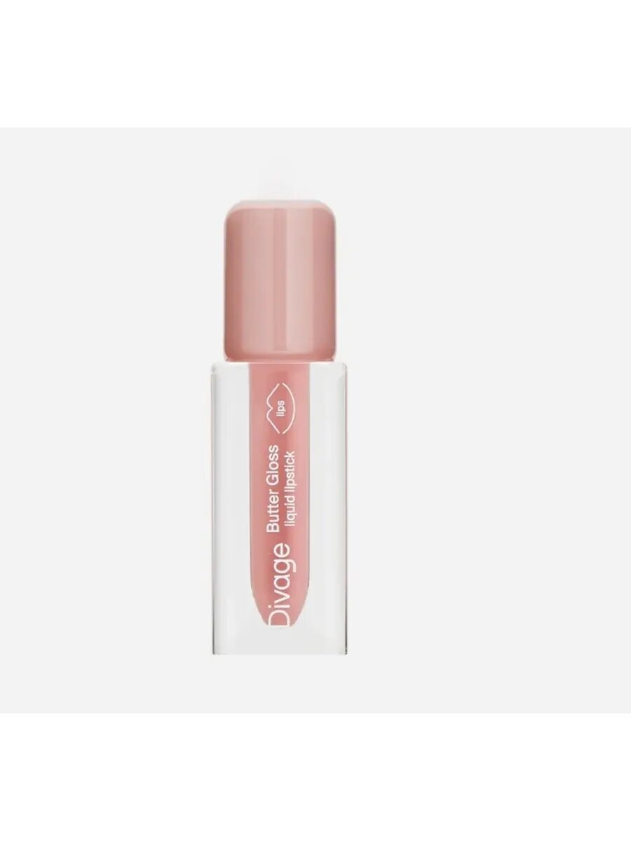 Жидкая помада Divage Butter Gloss Liquid Lipstick 01, матовый финиш, увлажняющая, без тестирования на животных