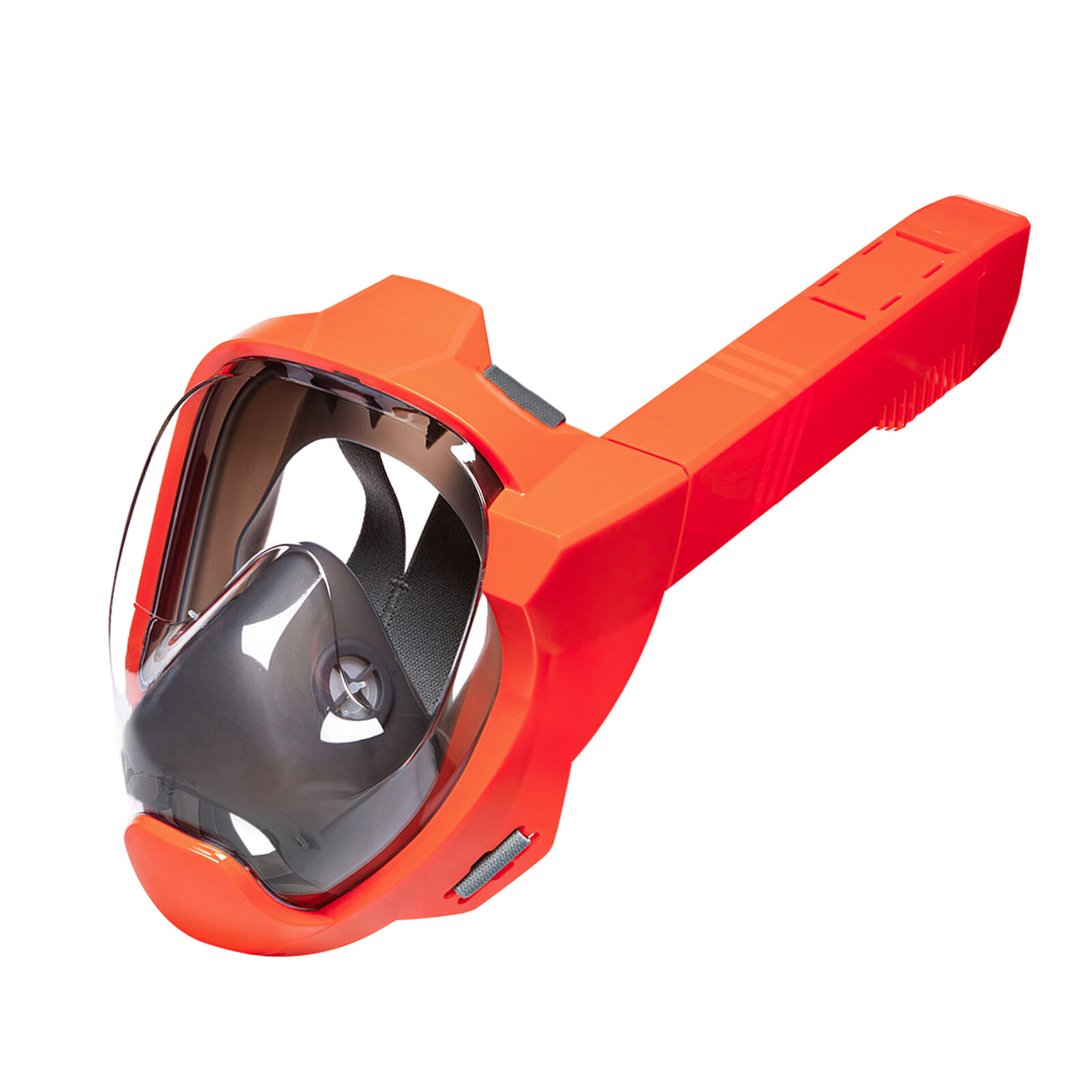 Маска для снорклинга с полным покрытием лица и системой сухого дыхания. Снаряжение для снорклинга для взрослых. Панорамный обзор 180°. Защита от запотевания и протечек.
