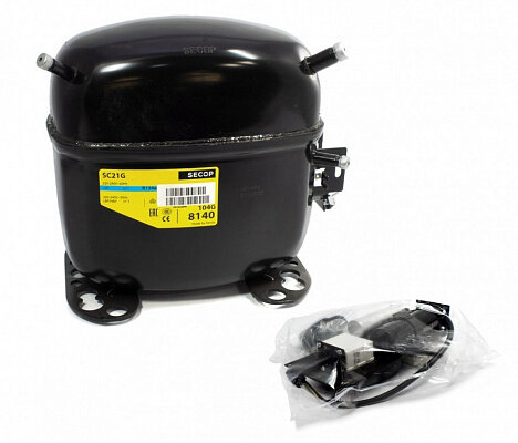 Компрессор Secop SC21G (R134a, универсальный, Qo= 1879Bт (To=+7,2С/Tk=+54,4C); 461Вт (-23,3/+54,4)