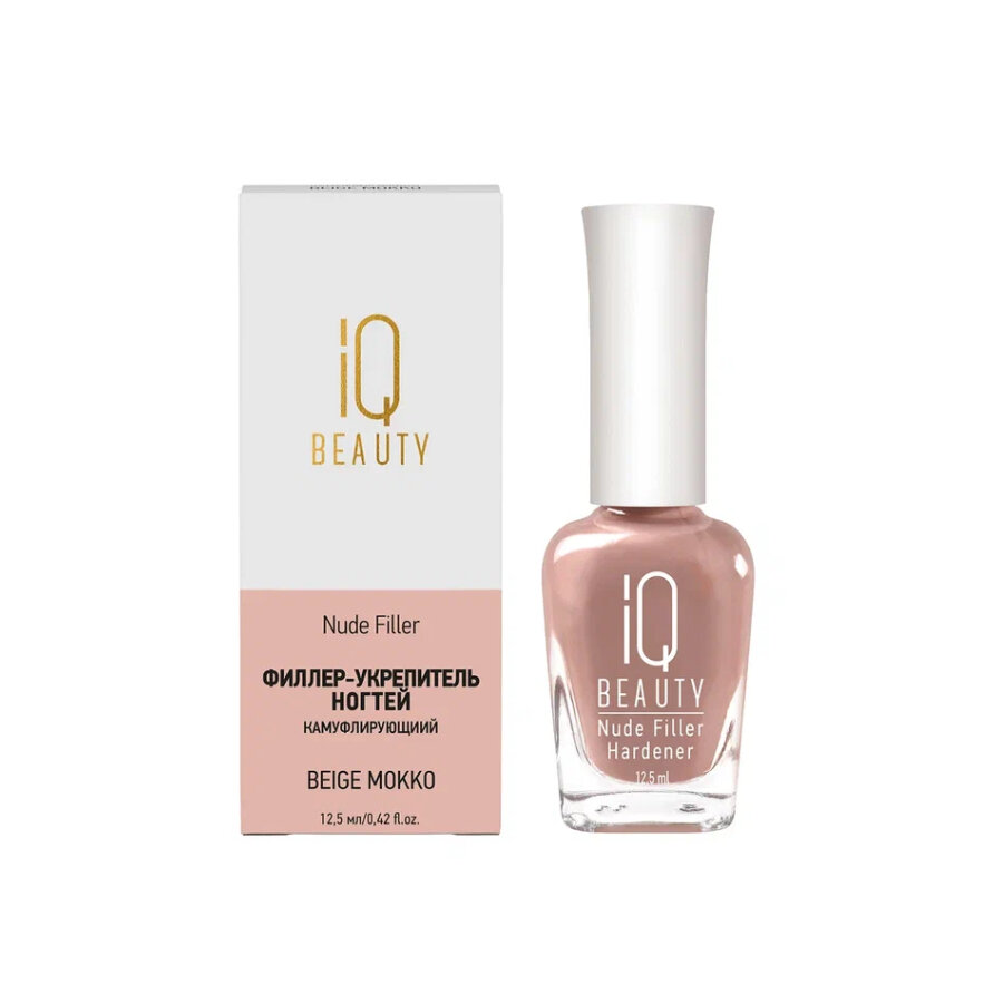 IQ Beauty, Камуфлирующий филлер-укрепитель Nude Filler, Beige Mokko, 12,5 мл