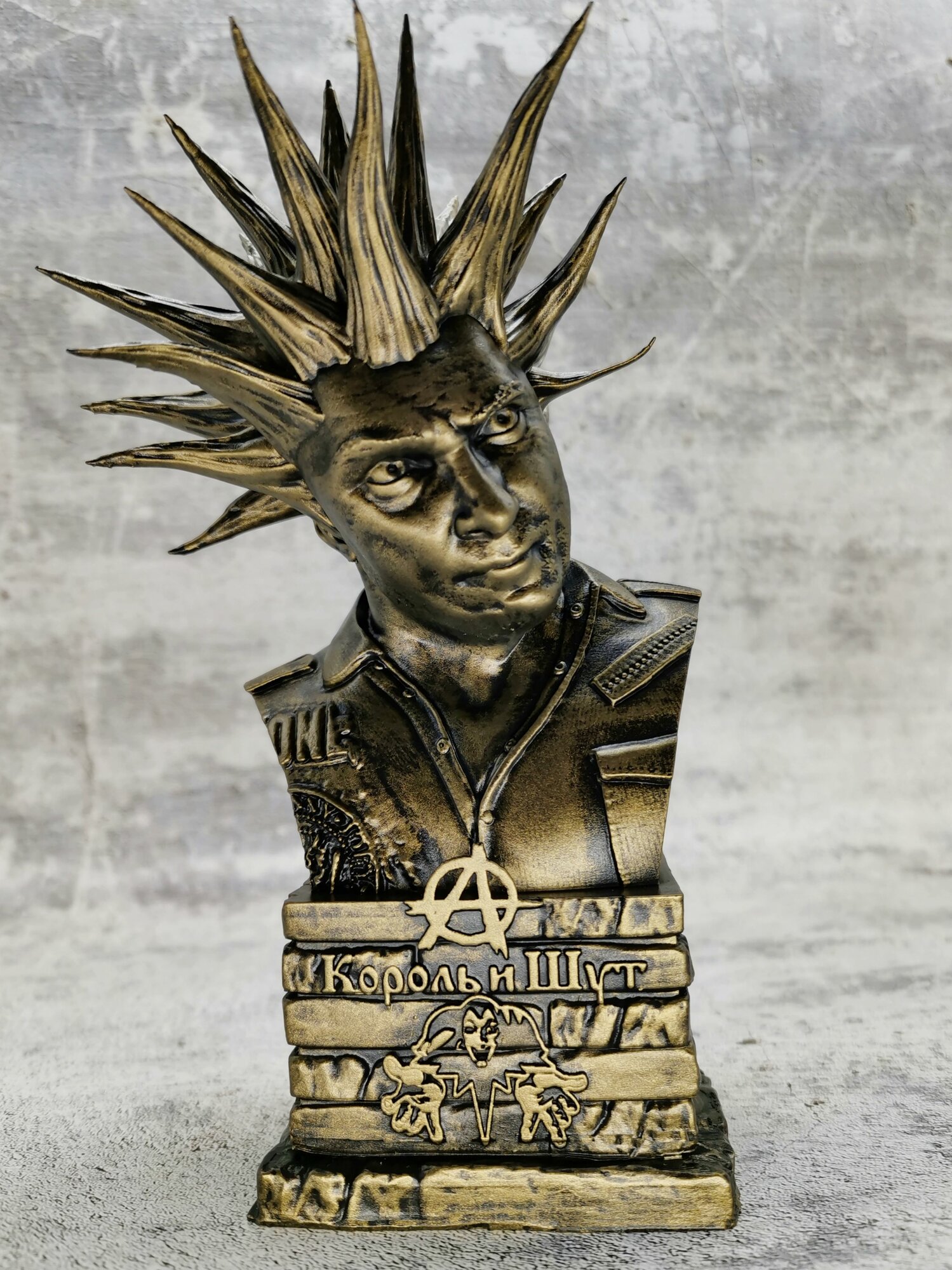 Бюст Михаил Горшенев - Король и Шут / Статуэтка 15см.